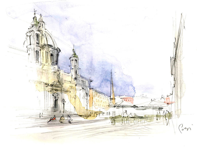 I disegni e le architetture di Andrea Ponsi. Breve storia di una lunga ...